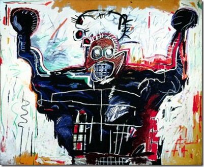 Gringo in Kuwait: Lars Ulrich auctioning his painting.